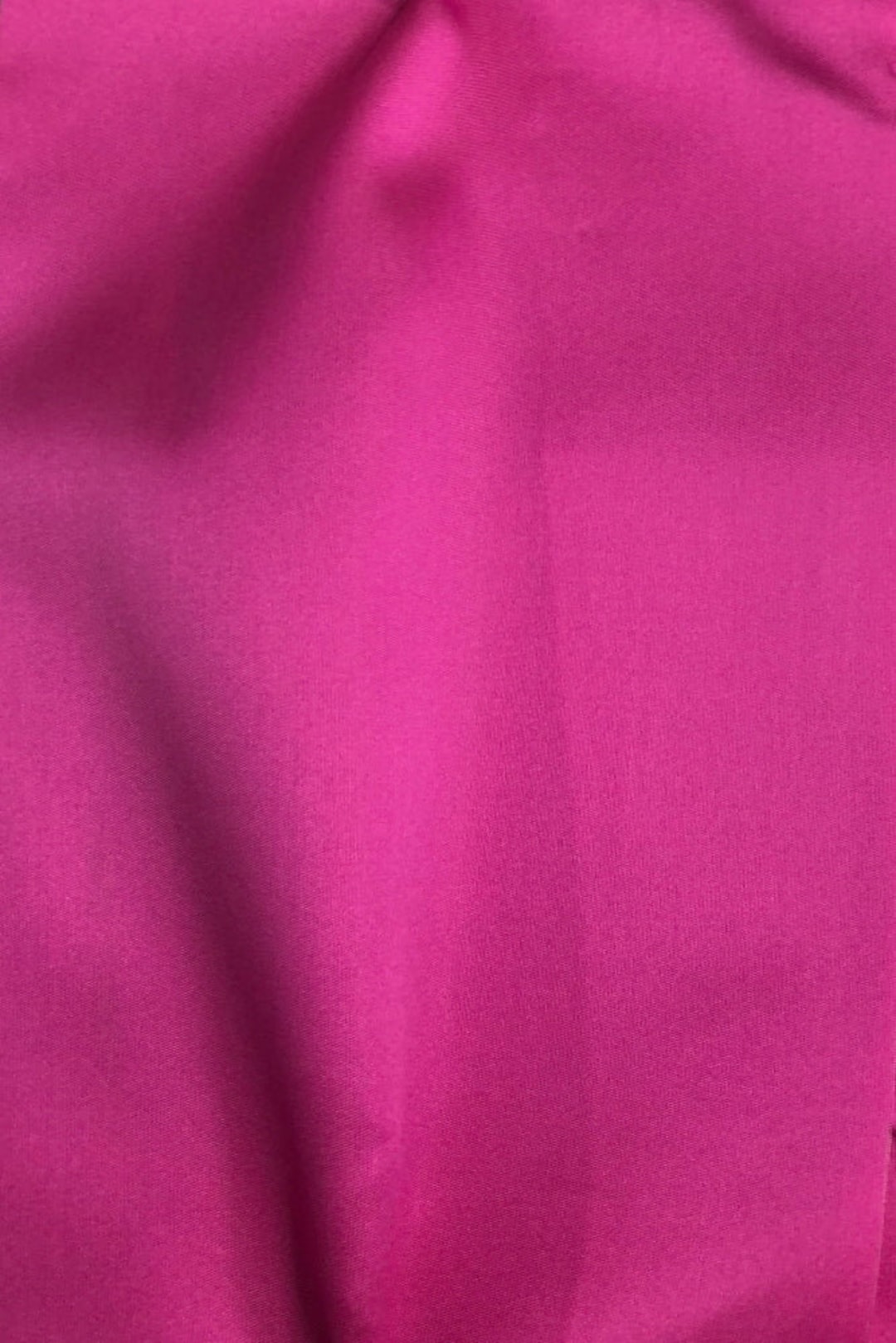 Bubblegum Pink Silk Blend Mikado Fabric - Etsy