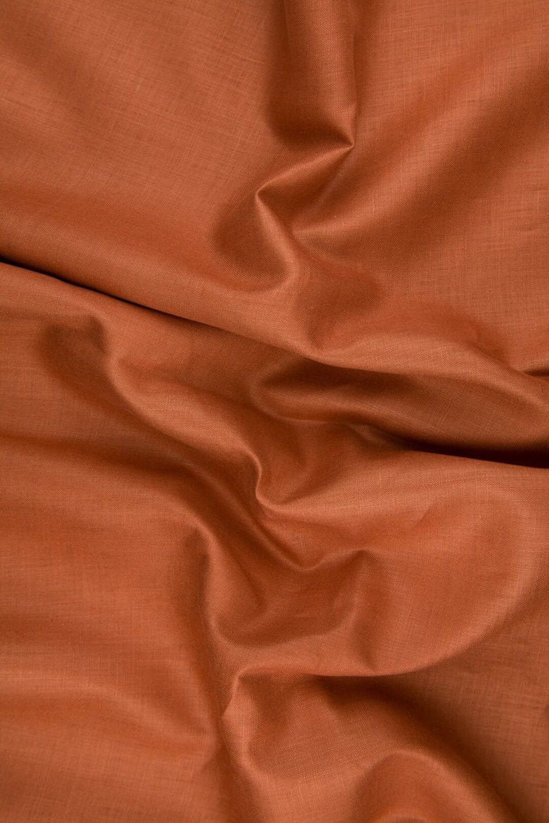Rust Handkerchief Linen Fabric - Etsy