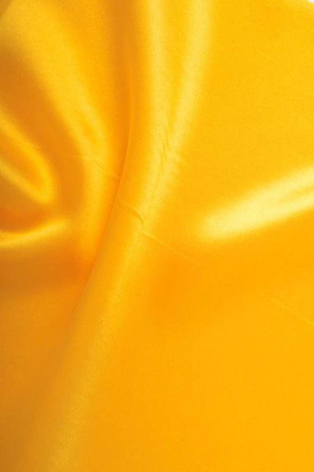 Marigold Stretch Charmeuse Fabric - Etsy