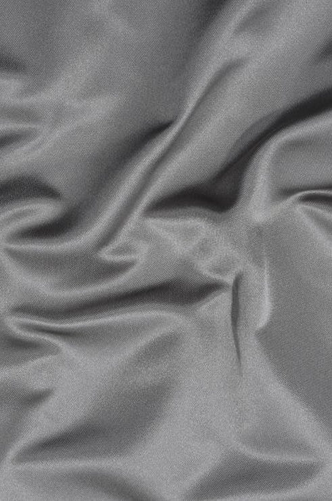 Dark Grey Silk Duchess Satin Fabric - Etsy