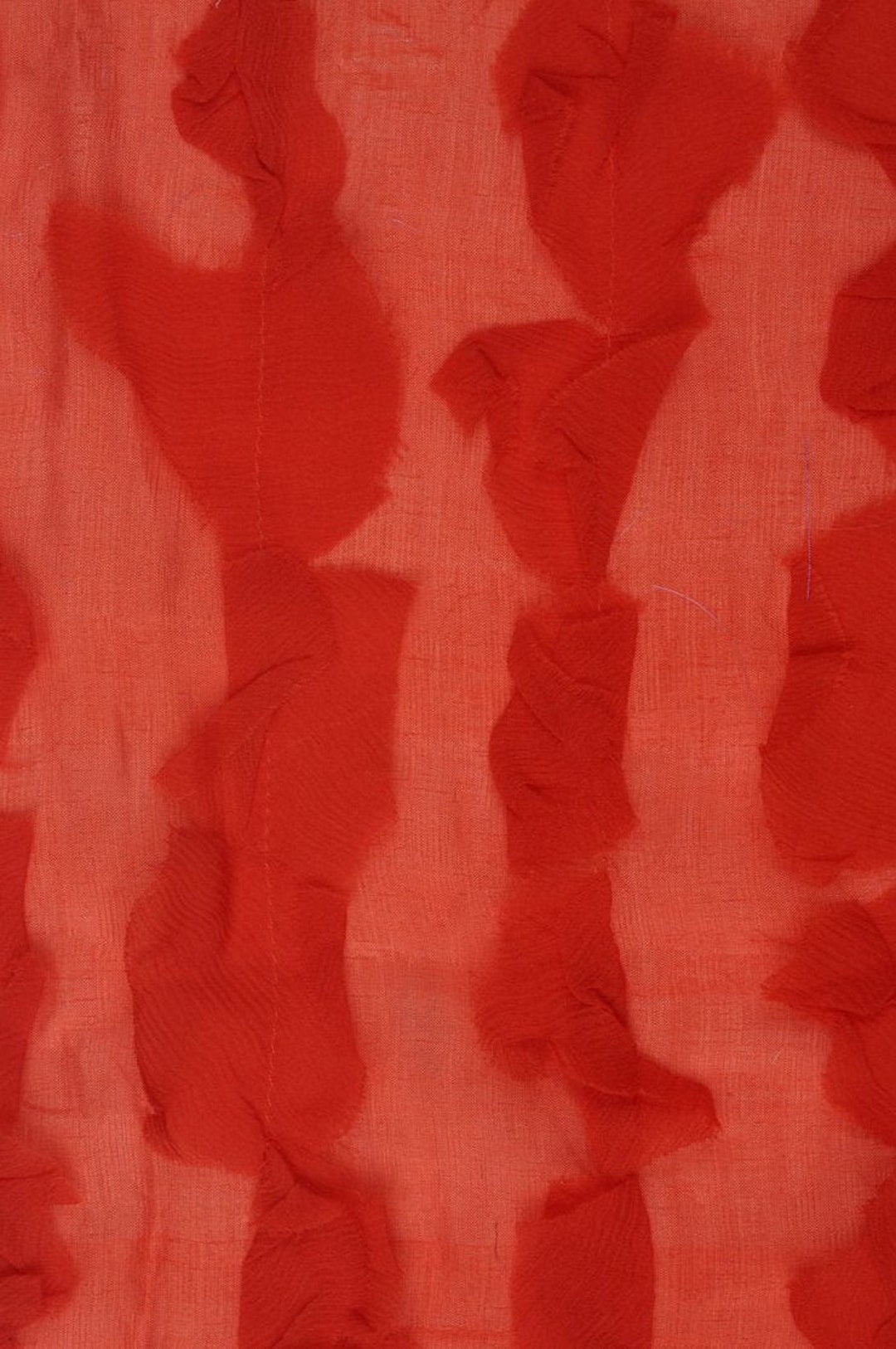 Cherry Tomato Red Silk Chiffon Petal 600 Fabric - Etsy