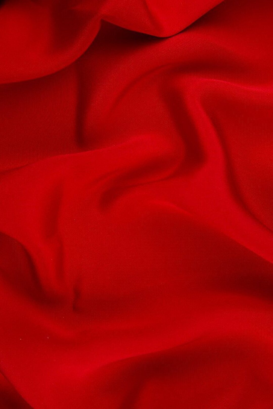 Scarlet Red Silk 4-ply Crepe Fabric - Etsy