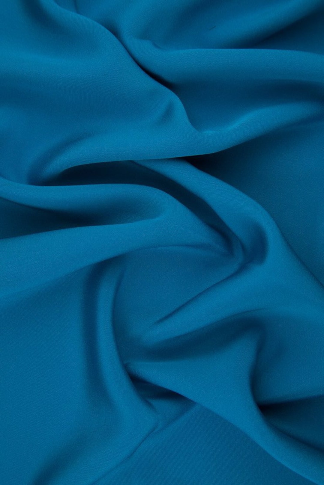 Caribbean Sea Silk 4-ply Crepe Fabric - Etsy
