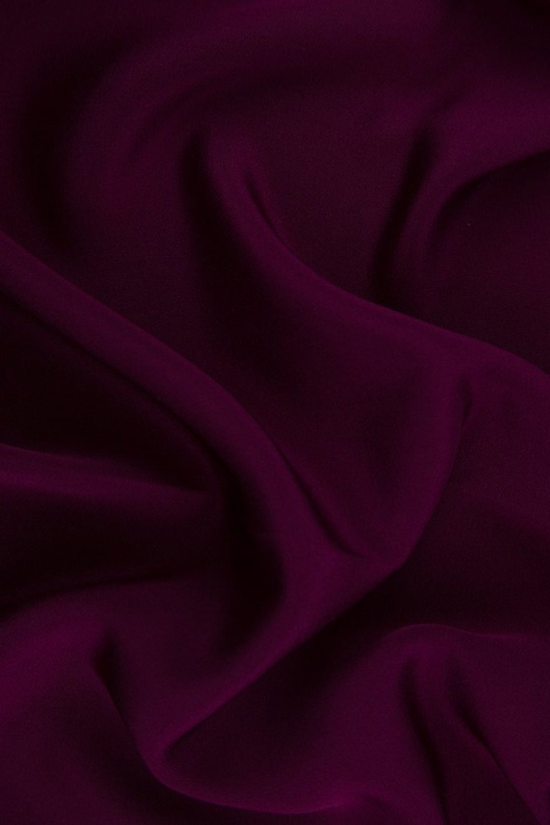 Magenta Purple Silk 4-ply Crepe Fabric - Etsy