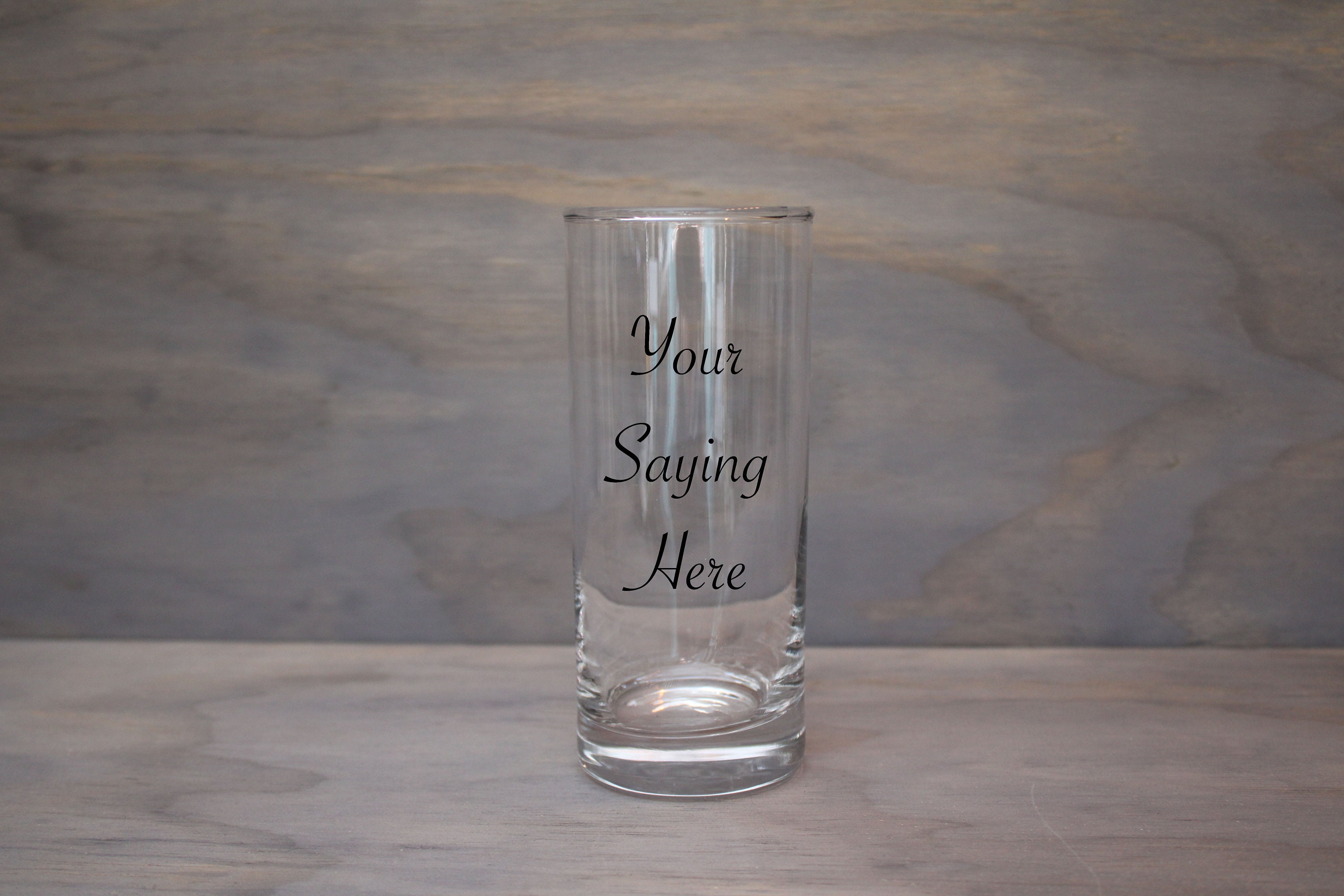 Personalized Collins Glass Set Of 2 Etsy