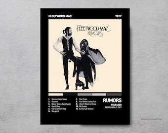 Fleetwood Mac Rumours Poster - Etsy