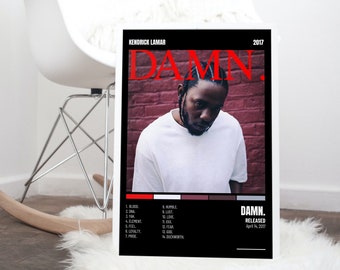Damn Album Poster - Etsy