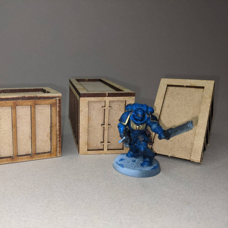 Laser Cut File Shipping Containers 3 Styles SVG Lightburn - Etsy