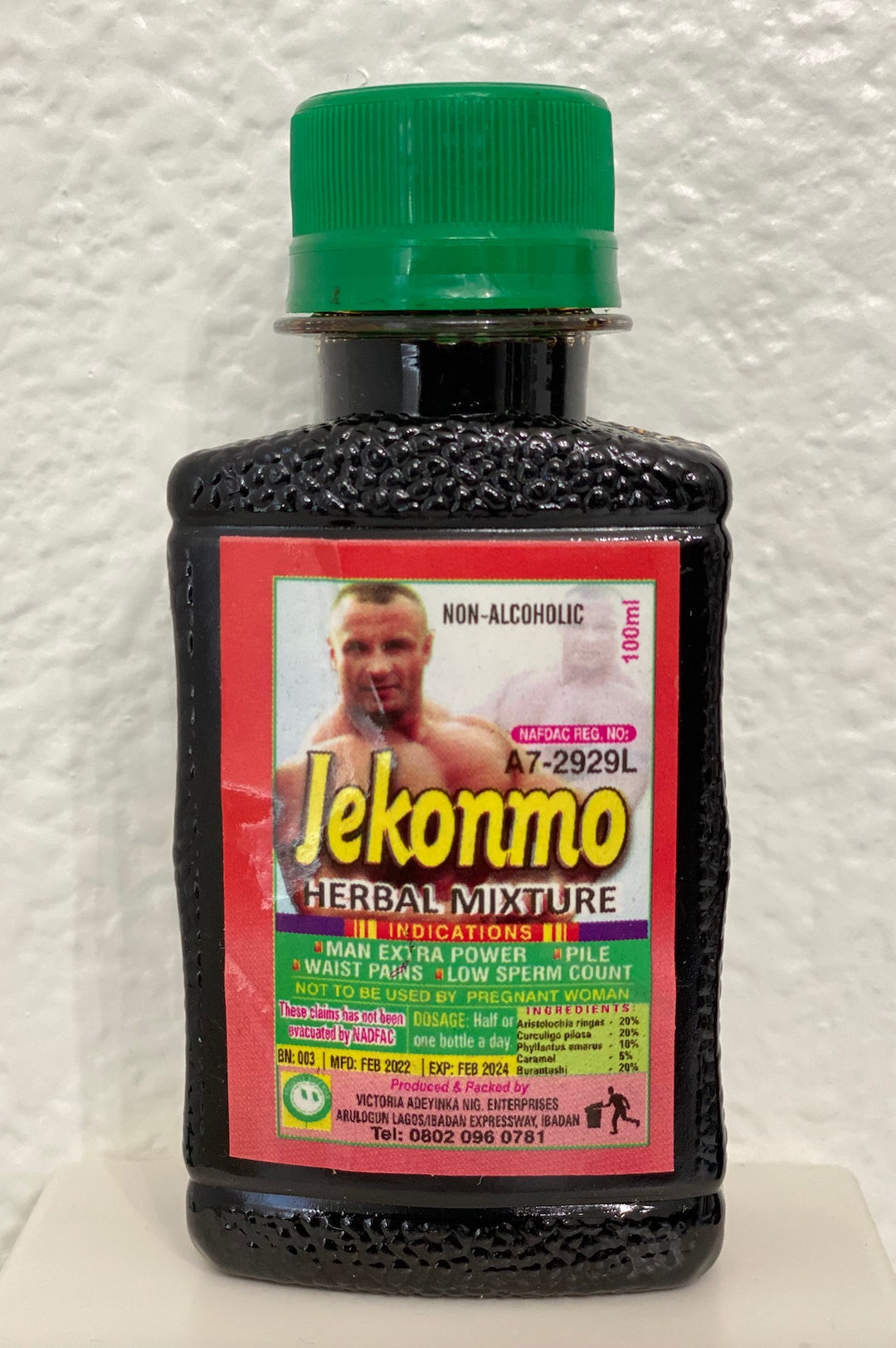 JEKONMO (3bottles) NON-ALCOHOLIC Herbal Bitters Man Extra Power, Pile ...