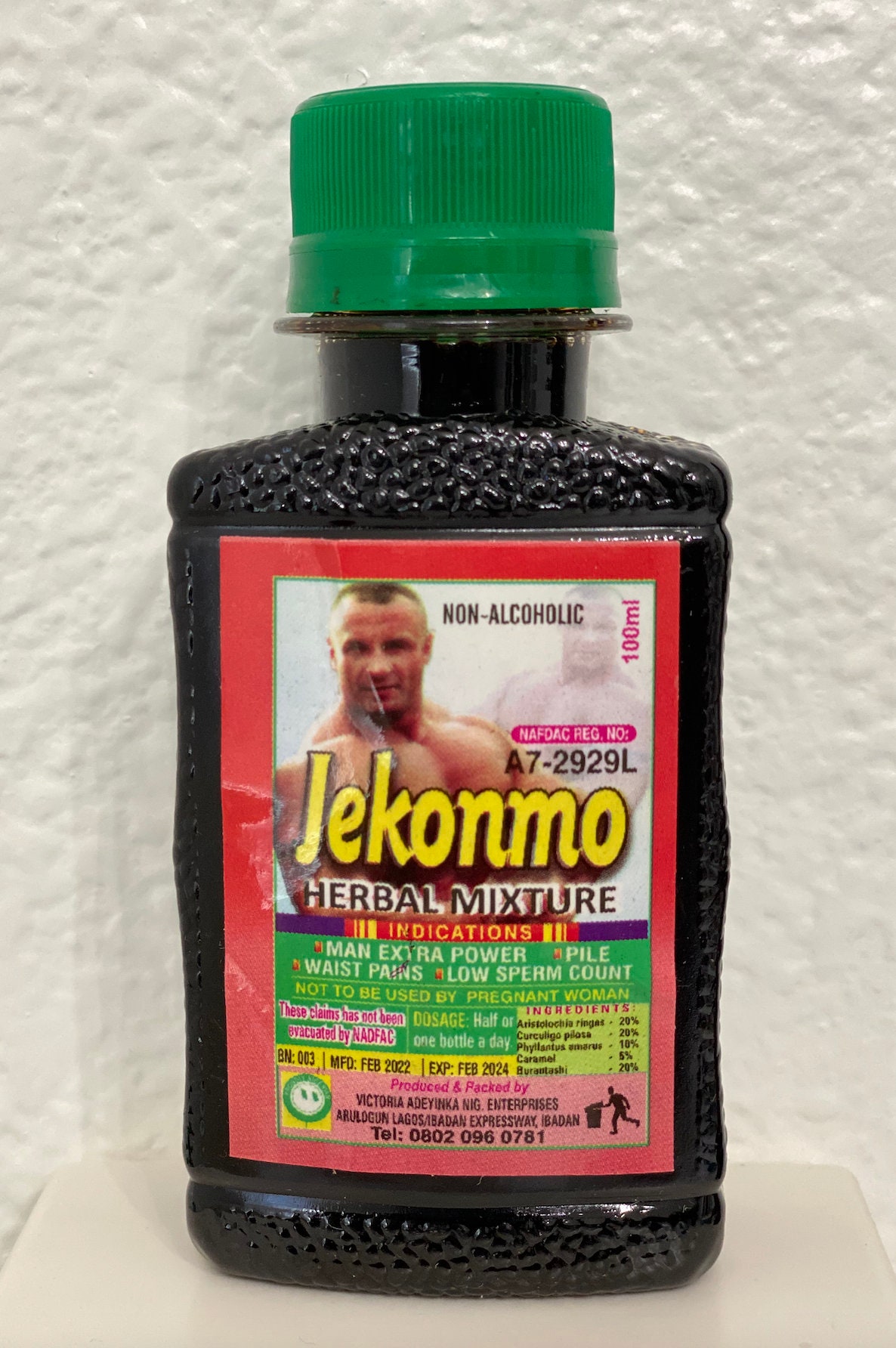 JEKONMO (3bottles) NON-ALCOHOLIC Herbal Bitters Man Extra Power, Pile ...
