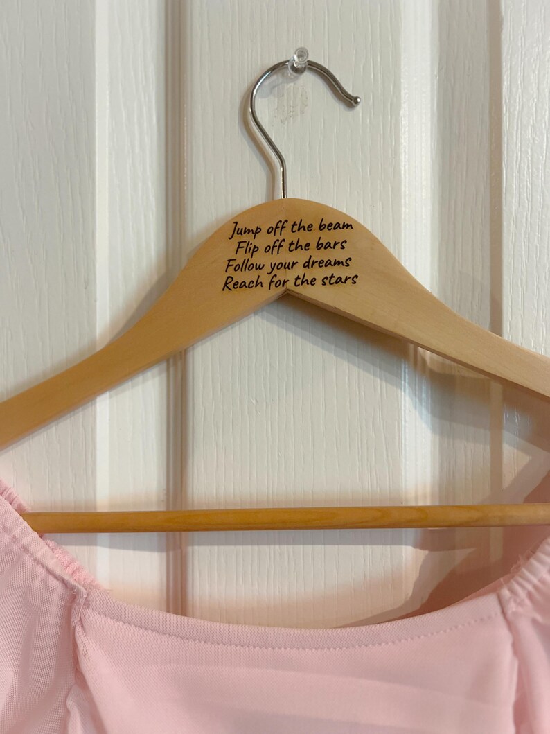 Personalized Hanger - Team Hangers - Gifts - Personalized - Gymnastics ...