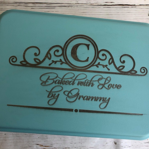 Monogrammed Cake Pan - Etsy