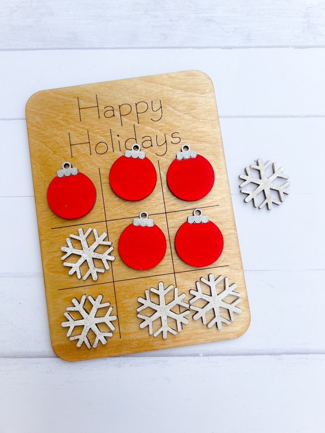 Christmas Tic Tac Toe - Shelf Helper Game - Christmas Game - Tic Tac ...