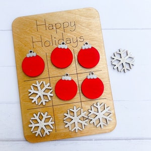 Christmas Tic Tac Toe - Shelf Helper Game - Christmas Game - Tic Tac ...