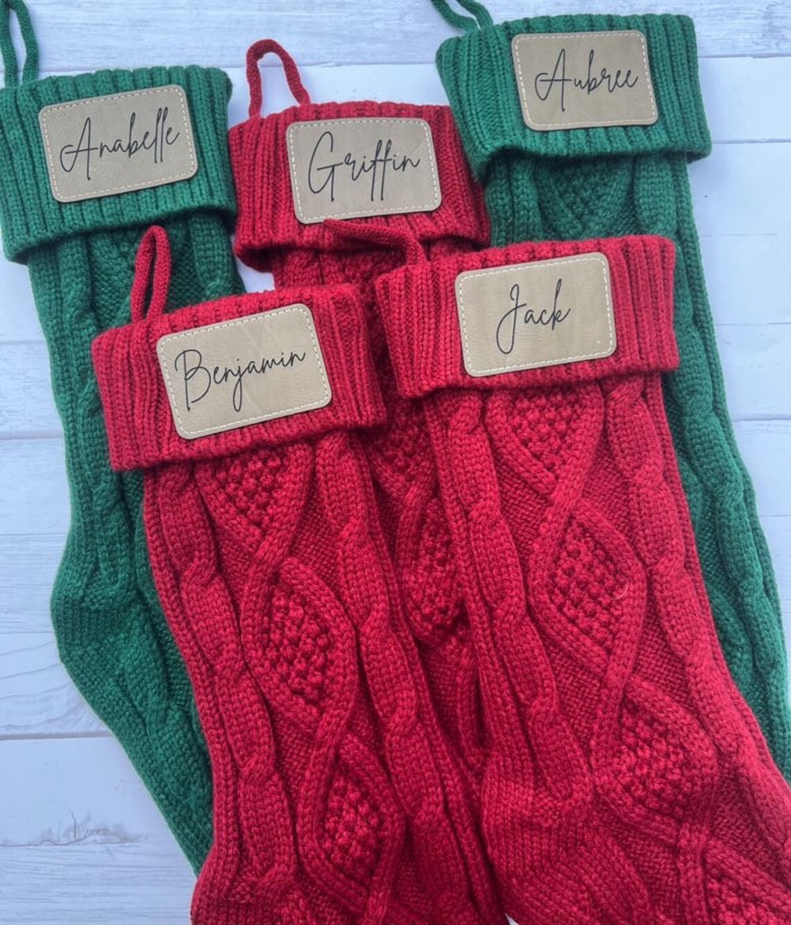 Personalized Christmas Stocking - Laser Engraved Christmas Stockings ...