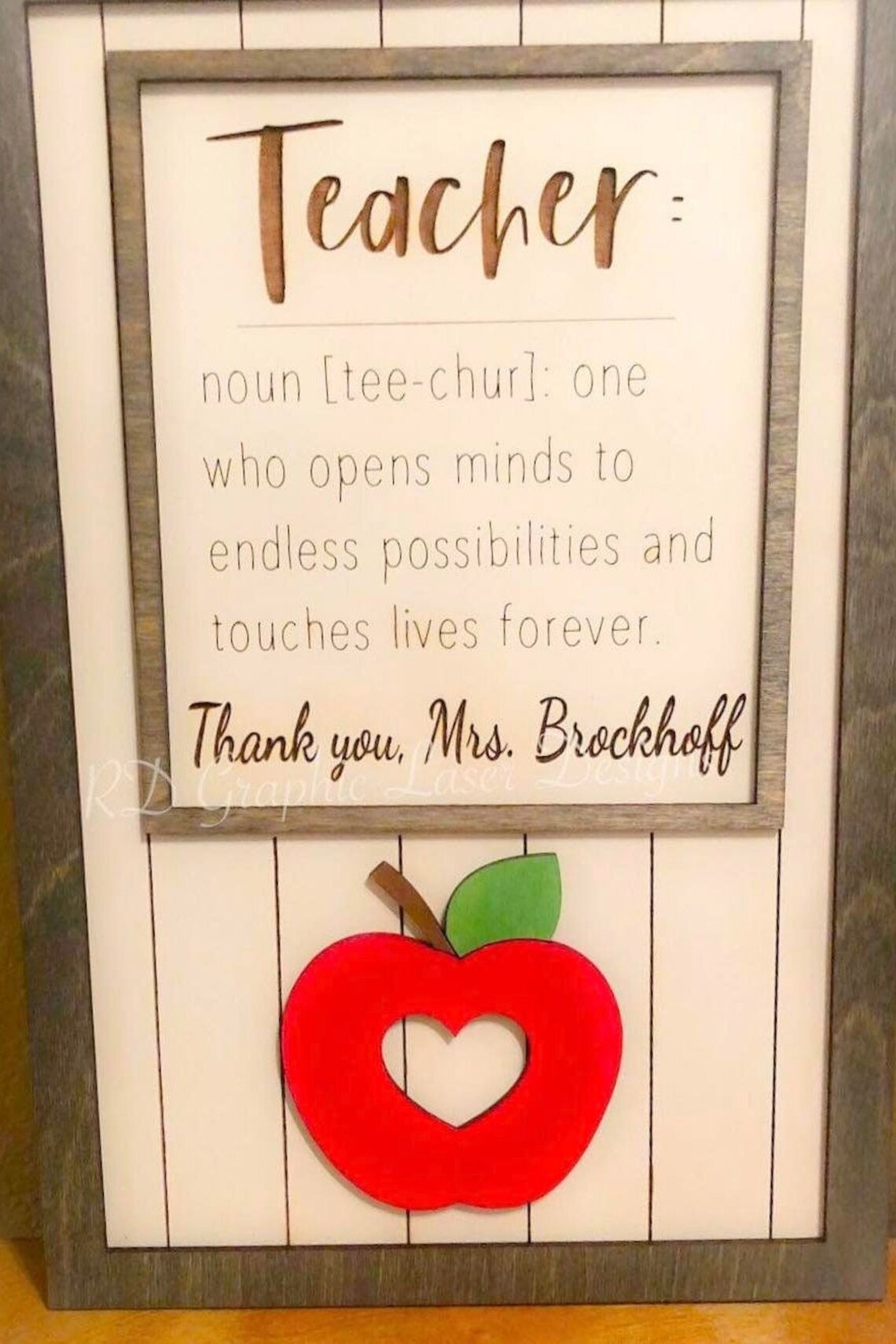 Teacher Gift - Teacher Appreciation Sign - Teacher Definition Sign ...