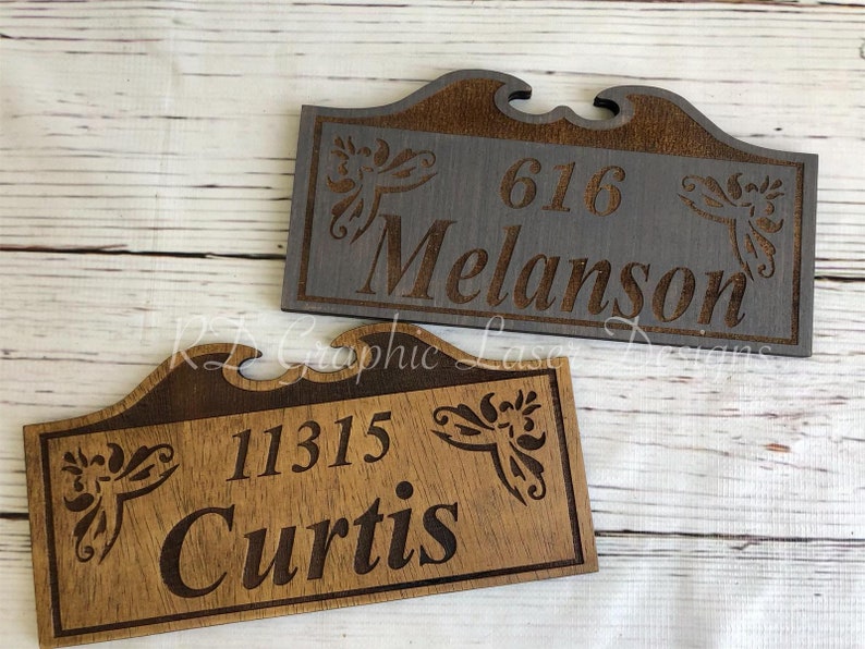 Personalized Wood Address Monogram Sign Arched Address - Etsy