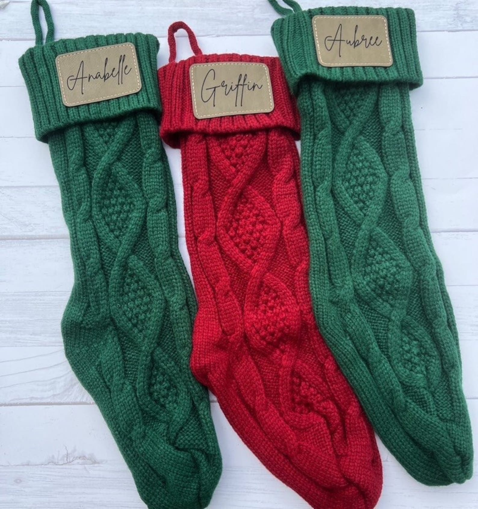 Personalized Christmas Stocking - Laser Engraved Christmas Stockings ...