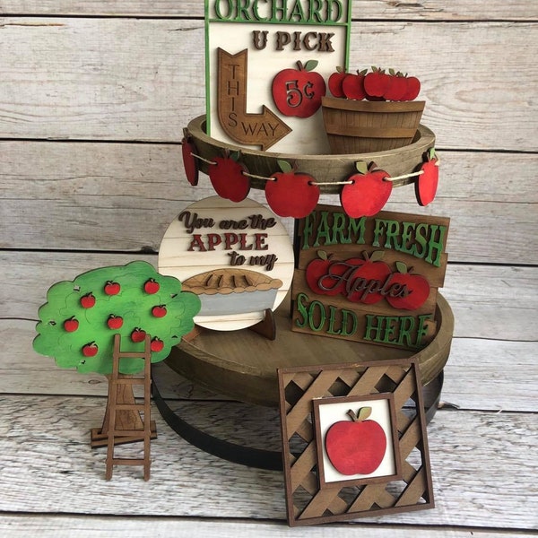 Apple Tier Tray - Etsy