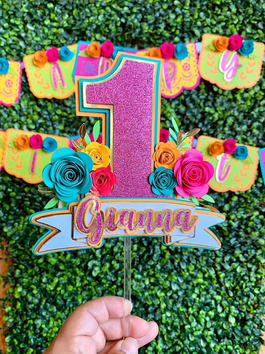 Fiesta Cake Topper Custom Cake Topper Fiesta Birthday Cake - Etsy