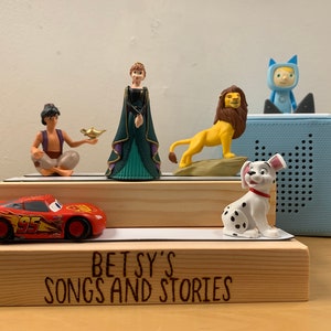 Personalised Tonies Character Stand, Magnetic Shelf for Toniebox ...