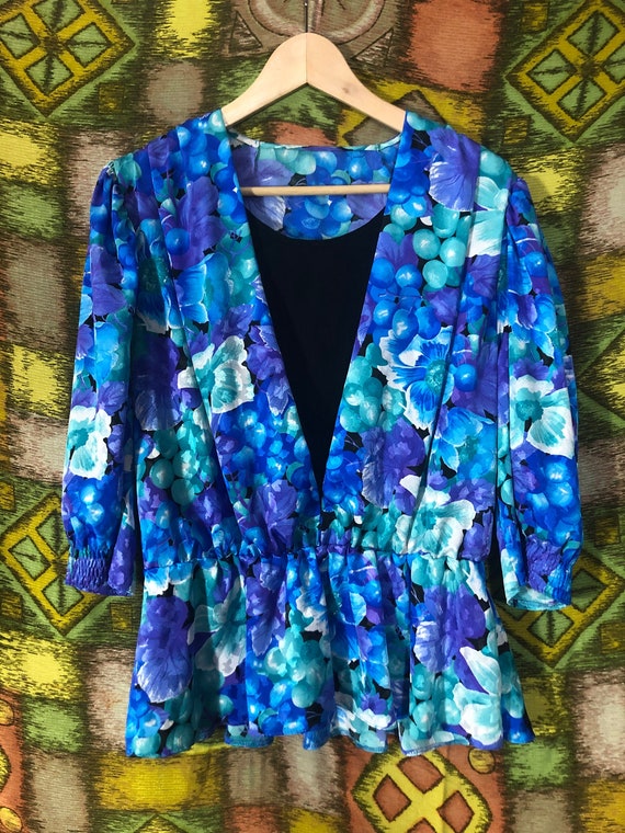 Blusa vintage 80s | Etsy
