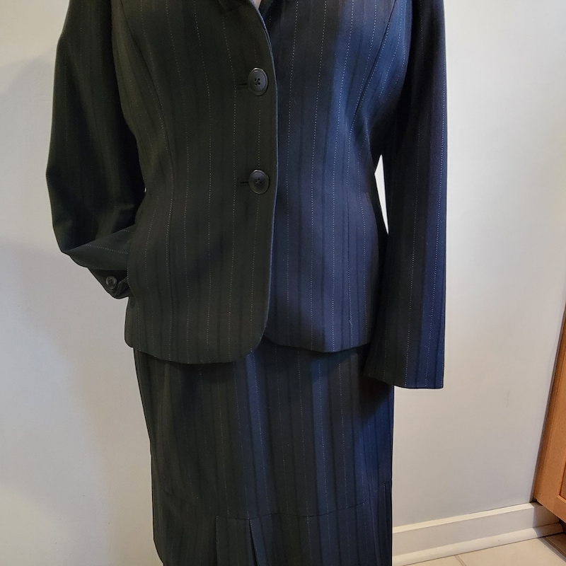 Pinstripe Suit - Etsy