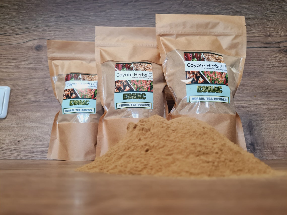 ESSIAC TEA Powder Original 4-herbs Formula Burdock Root, Sheep Sorrel ...