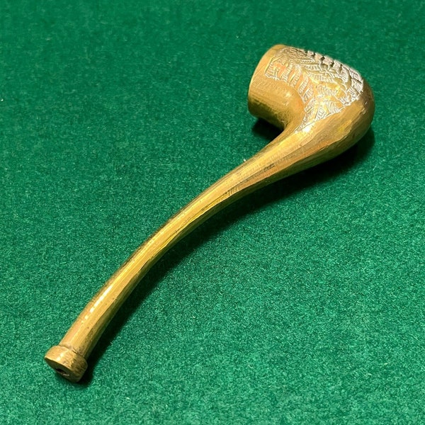 Brass Smoking Pipe - Etsy