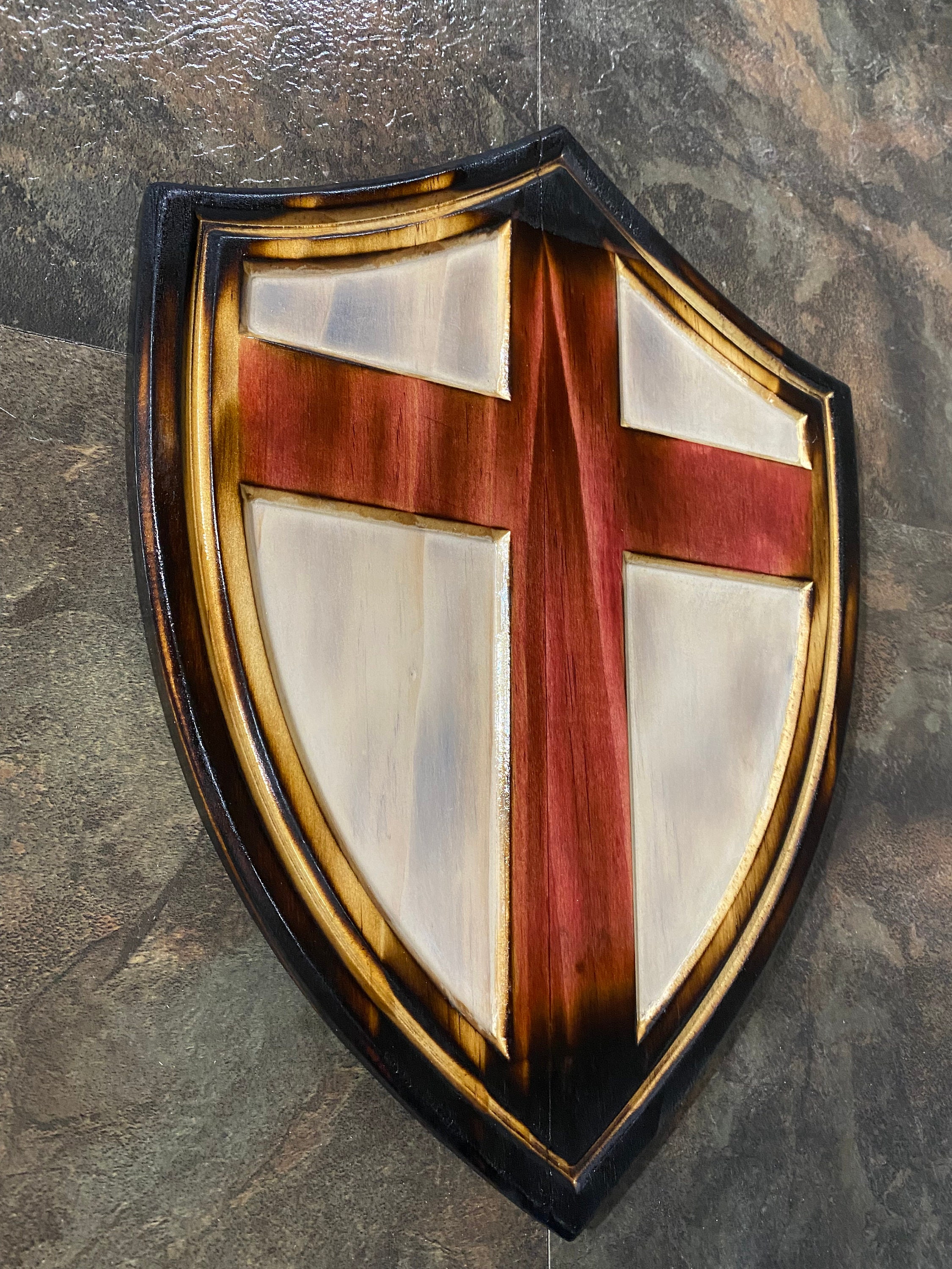 Shield of God, Religious Gift, Unique Flag Wall Hanging, Religious ...