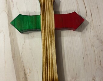Italian Flag Cross - Etsy