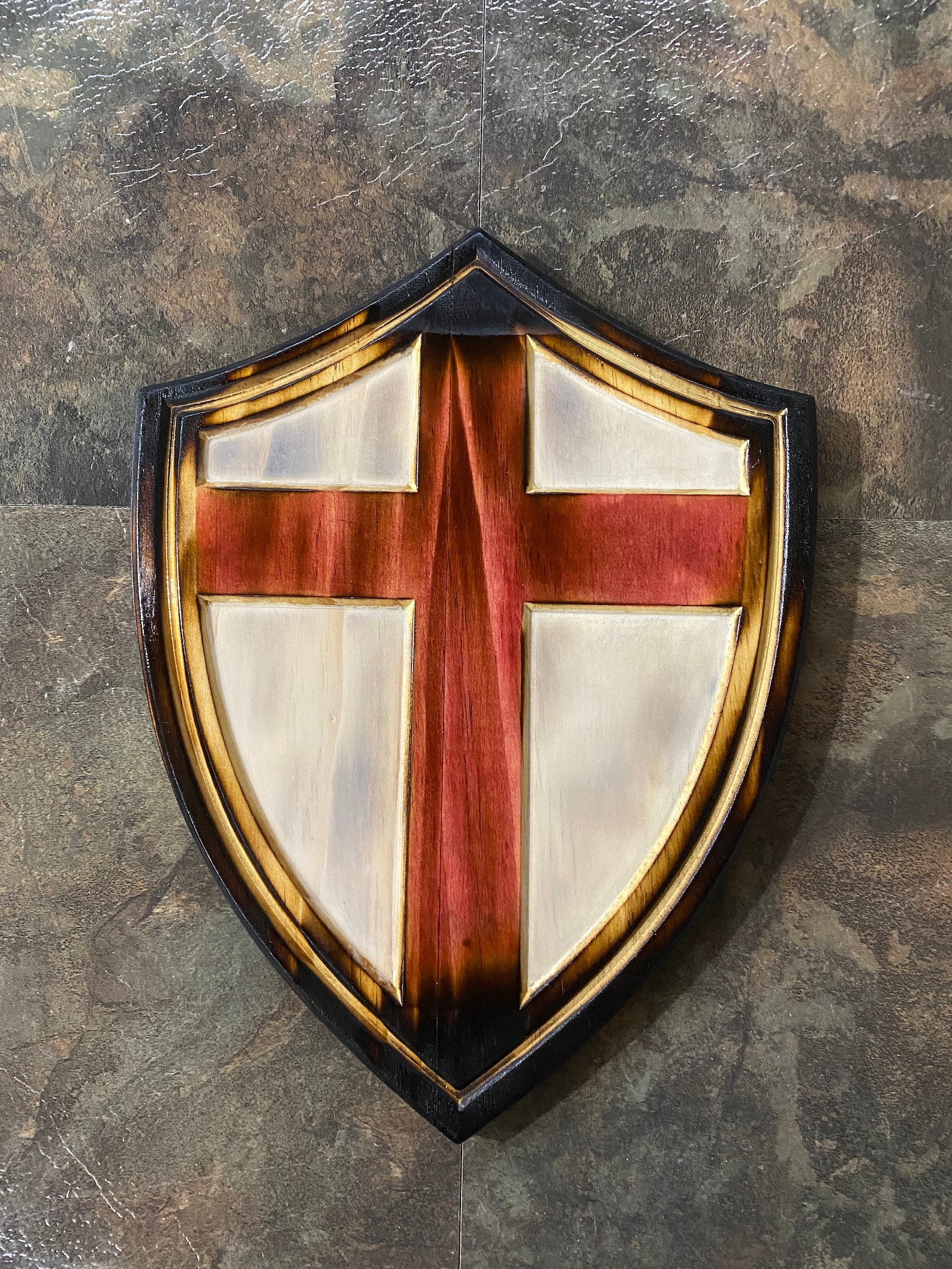 Shield of God, Religious Gift, Unique Flag Wall Hanging, Religious ...