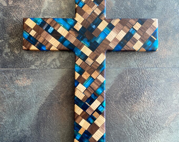 Cross Wall Hanging, Cross Decor, Christian Gift, Christian Decor, Jesus ...