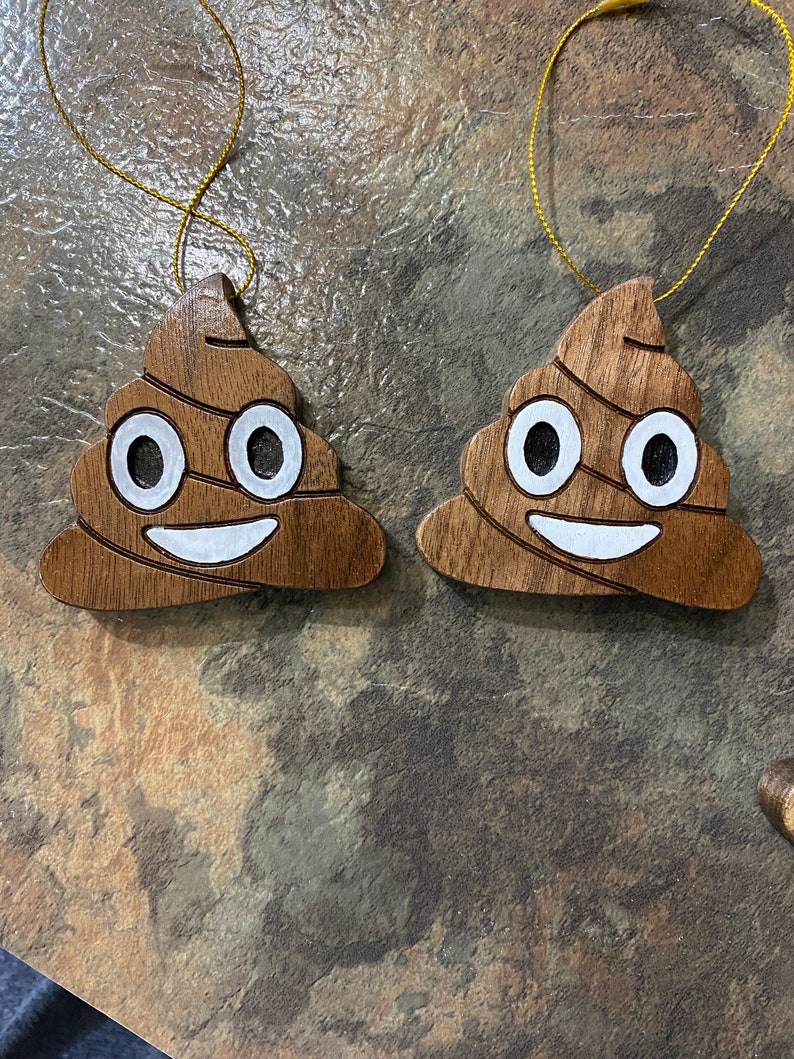 Poop Emoji, Funny Christmas Ornaments, Christmas Ornaments, Tree ...