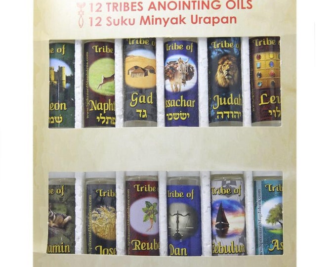 Anointing Oils the Twelve Tribes of Israel, Jewish Incense, Jewish ...