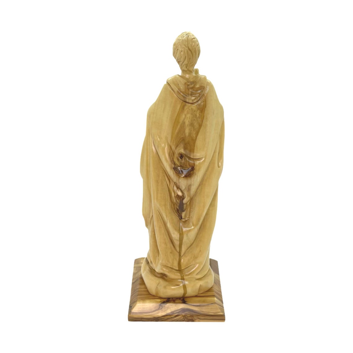 Saint Peter Olive Wood Sculpture, Saint Apostle, Wooden St. Peter, St ...