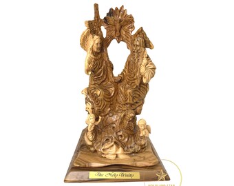King David With the Harp Olive Wood Hand Carved, Musical Instrument ...