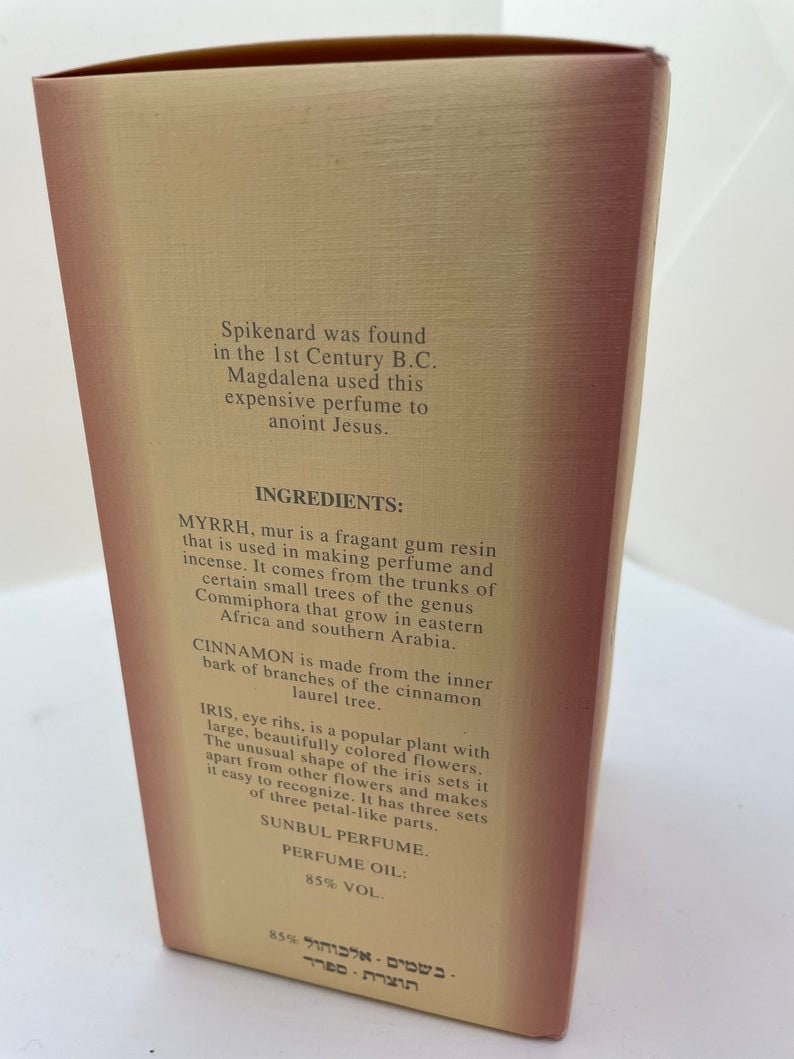 Spikenard Perfume 50ML: Magdalena Sacred Botanical Fragrance With ...