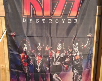 Giant Kiss Flag - Etsy