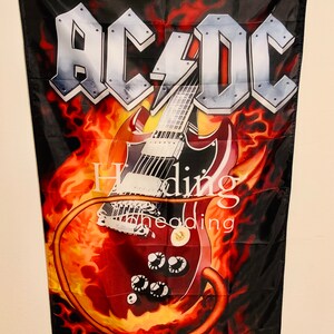 Rockac/dc Flag/bannersize 36”x60” - Etsy