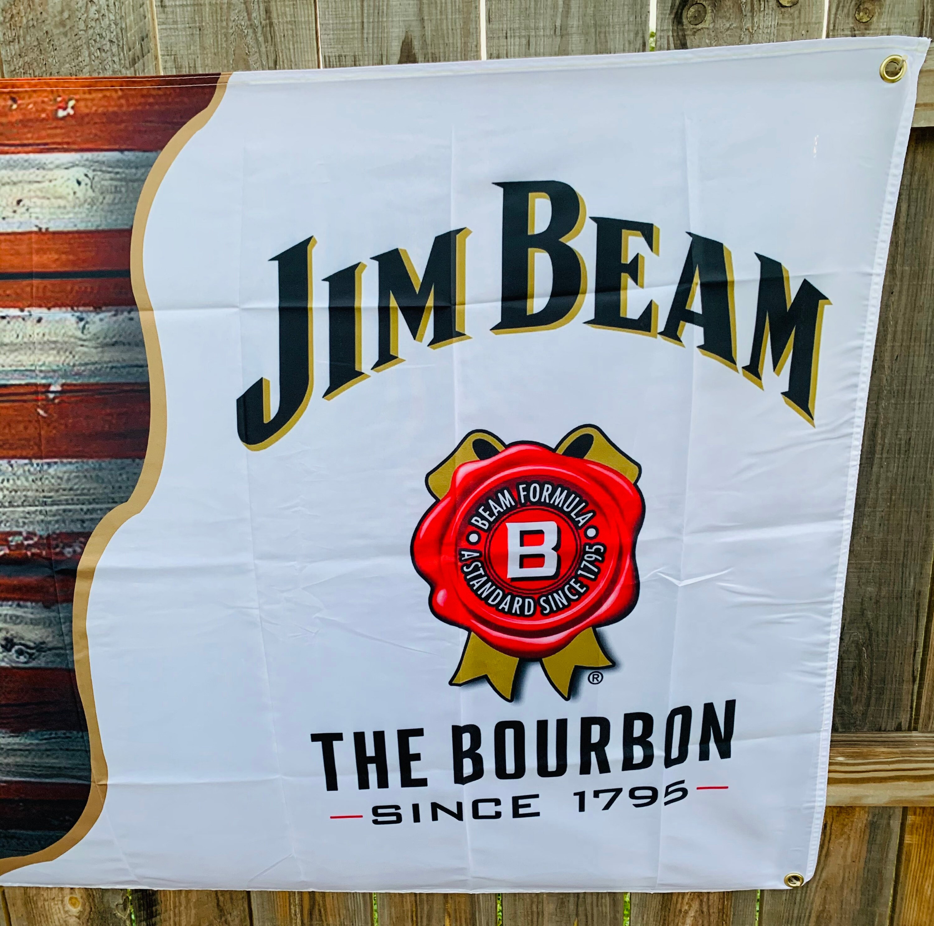 Jim/beamthebourbonwhiskey Flag 3x5 Ft Banner Bar Man Cave Wall Decor ...