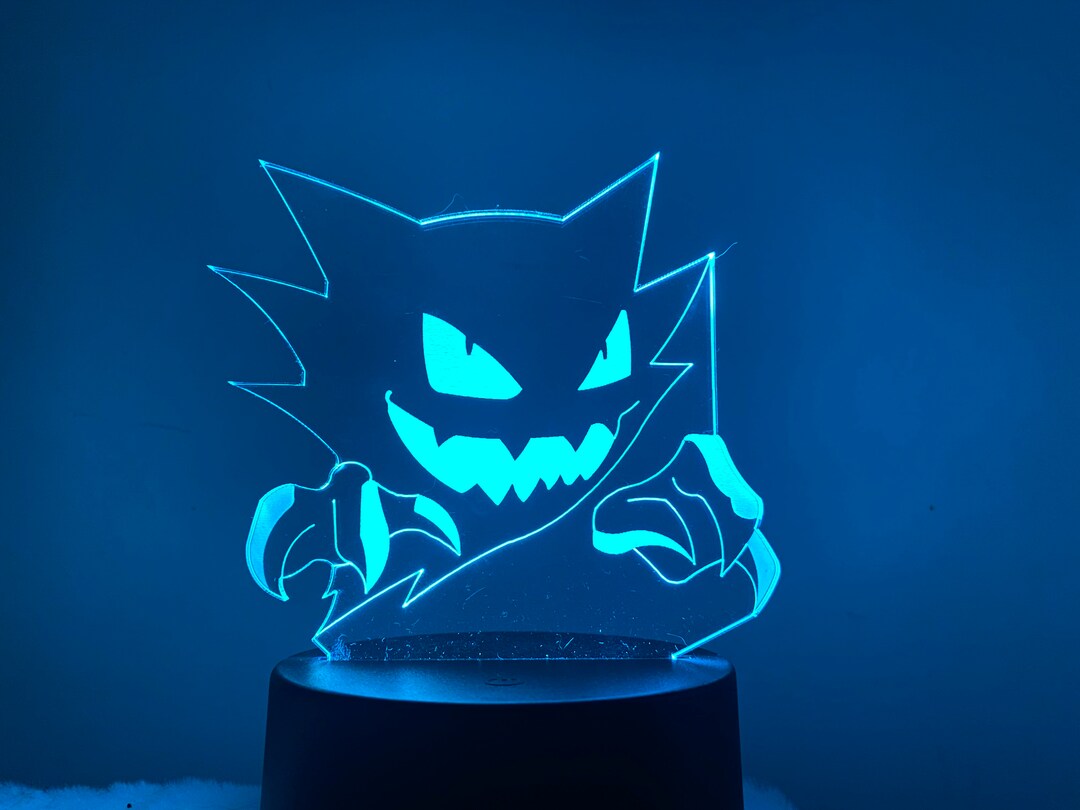Pokemon Led Lamp Haunter Led Kids Lamp. - Etsy