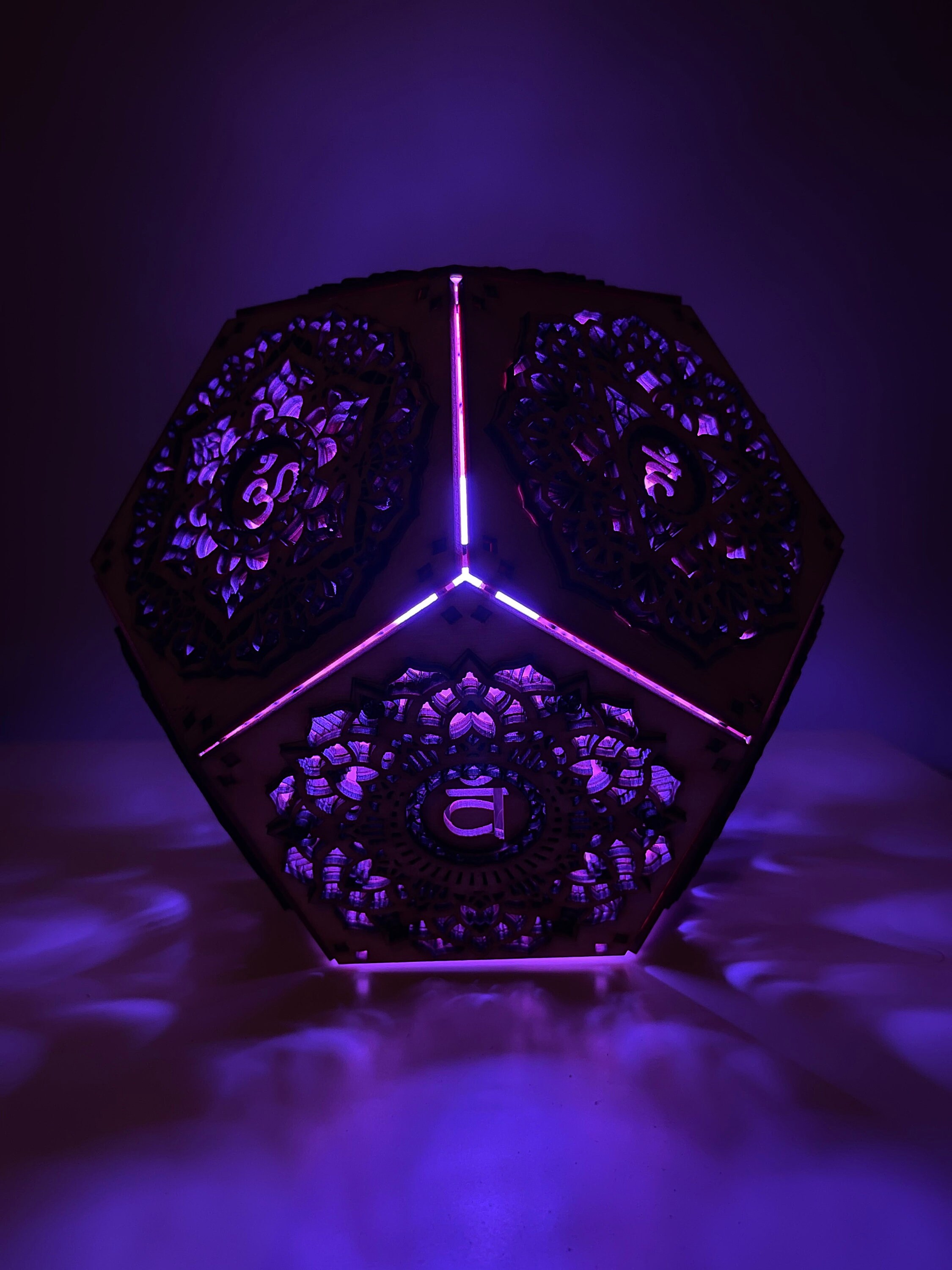 Chakras Lamp Table Lamp Modern Lamp Wood Lamp Shade | Etsy