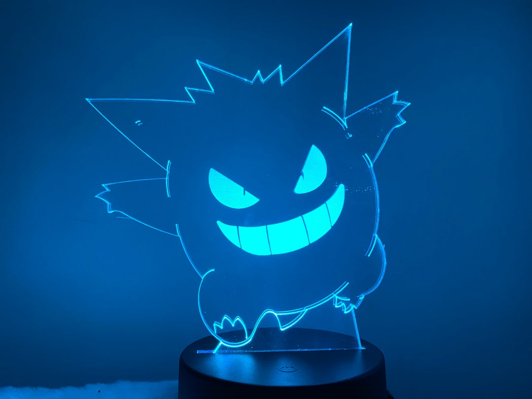 Pokemon Led Lamp Haunter Led Kids Lamp. - Etsy