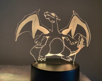 Charizard Lamp - Etsy