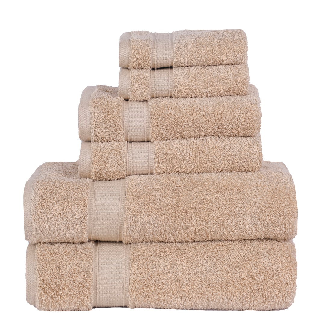 Handtuch Set für Badezimmer 6 Stück, super weiche hochabsorbierende ...