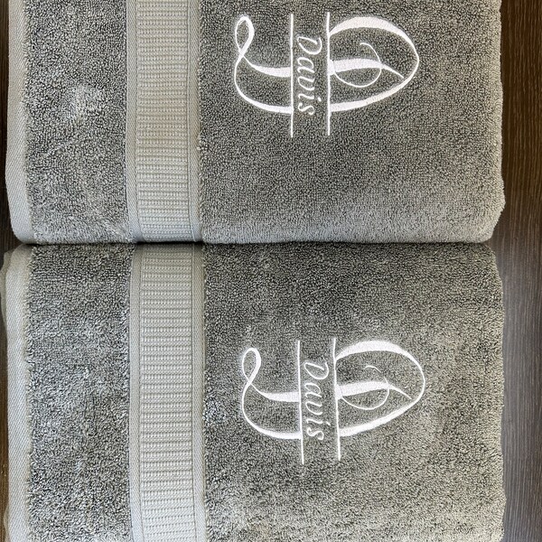 Monogrammed Towels - Etsy