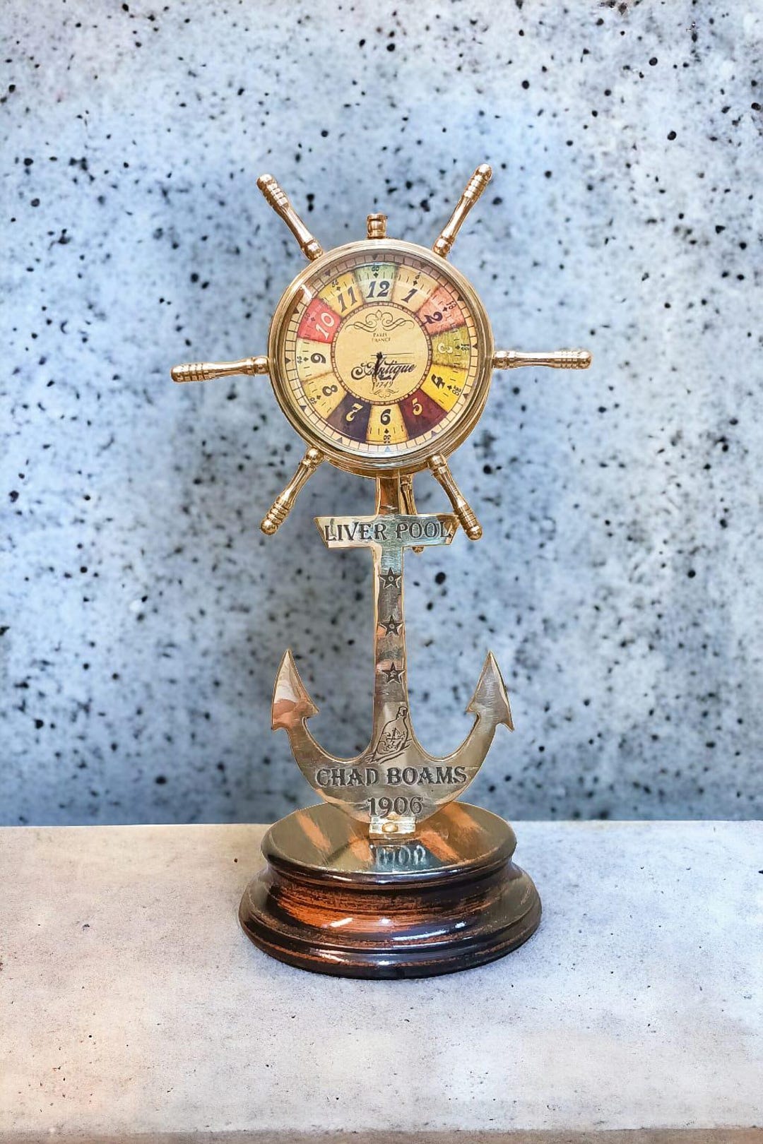 11" Maritime Brass Anchor Ship Order Engine Working Telegraph/nautical ...
