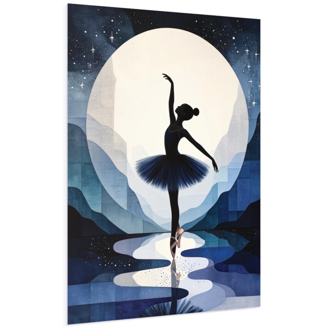 Ballerina - Ballet Dancer Poster for Kids | Wall Art for Children ...