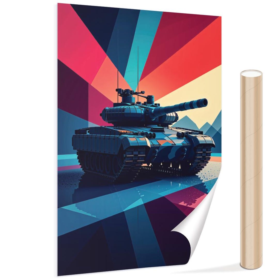 Tank Art Poster for Kids | Wall Art for Children | Decor for Kids’ Room ...